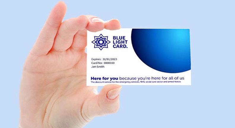 Parson's Nose Accept the Blue Light Card
